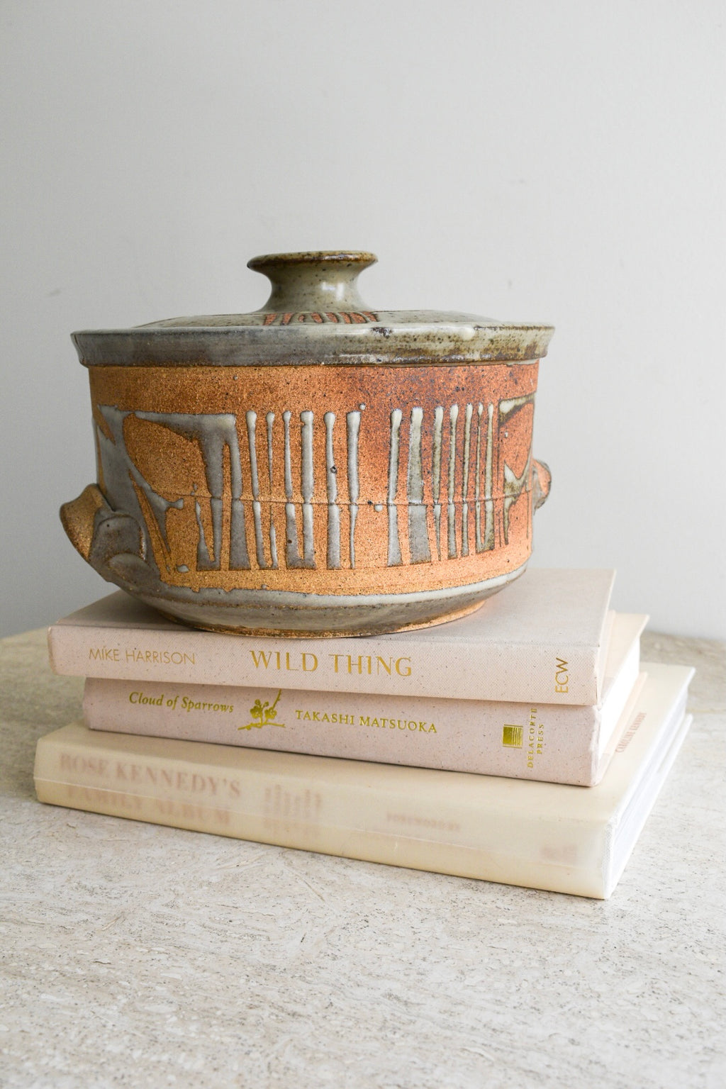 Vintage Signed Studio Pottery Lidded Casserole Dish – Aviya Green & Home