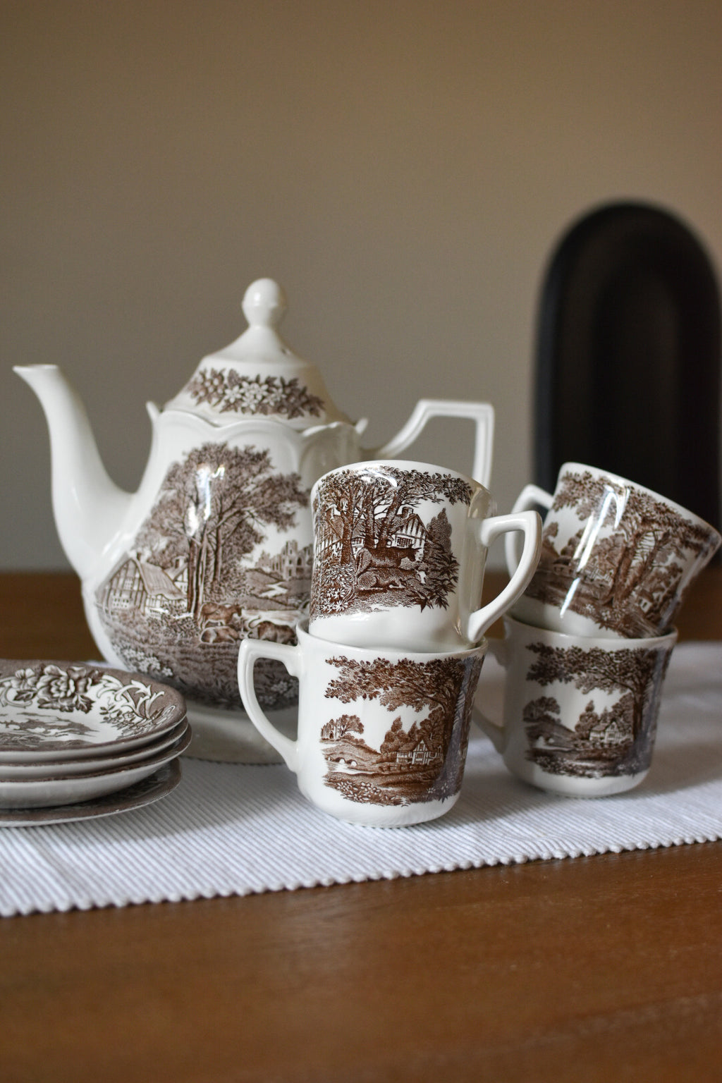 Vintage Romantic England Ironstone Tea Set – Aviya Green & Home